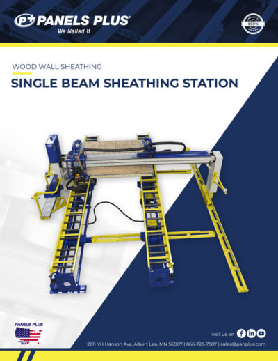 Single Beam Sheathing Station | Panelizing Equipment - Panels Plus