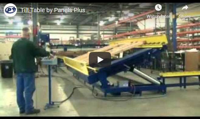 Pneumatic Tilt Table | Panelizing Equipment - Panels Plus