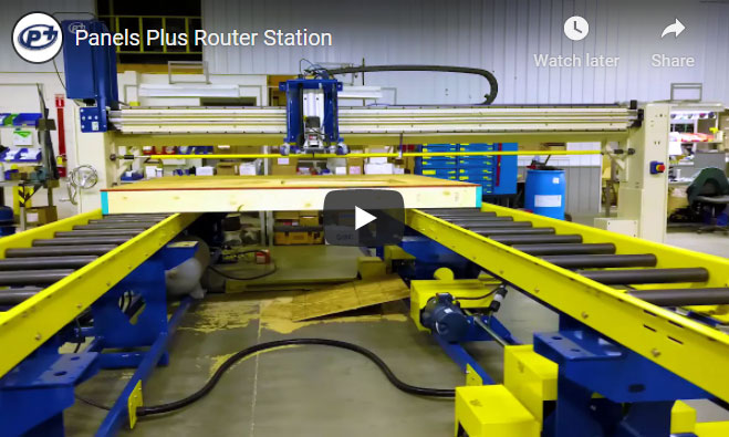 Squaring and Routing Station | Panelizing Equipment- Panels Plus